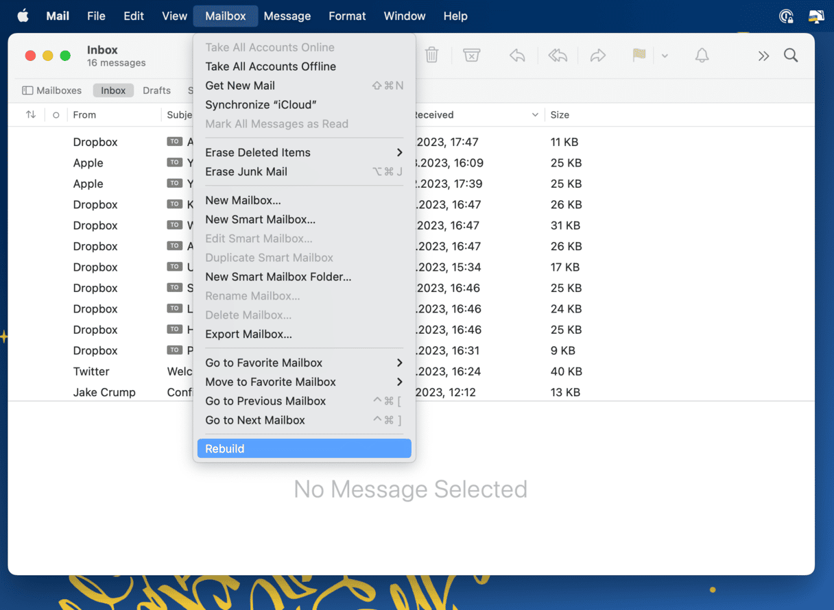 Here’s how to reindex your Apple Mailbox if it stops working